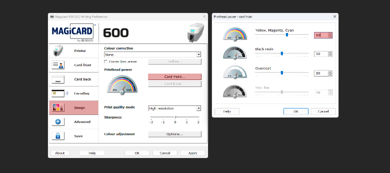 How to Adjust the YMC and K Power in Your Magicard Driver - Aptika ...
