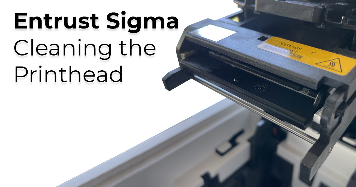 How to clean the printhead of an Entrust Sigma DS1 or DS2 printer - Aptika Blog