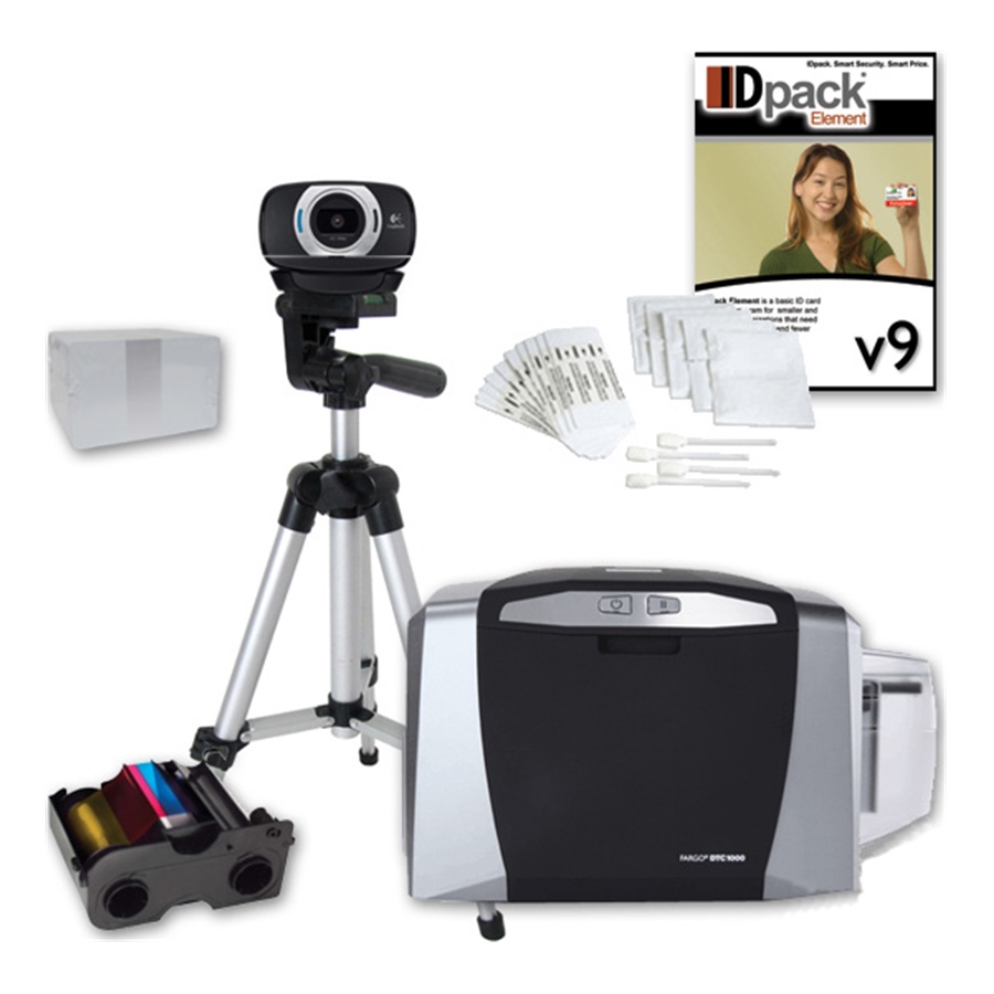KIT 2 - Photo ID System - Low volume, Single-sided printer (APT-752 ...
