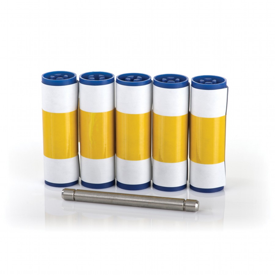 Magicard Cleaning Rollers (5 Rollers, 1 Roller Bar) (3633-0054 ...