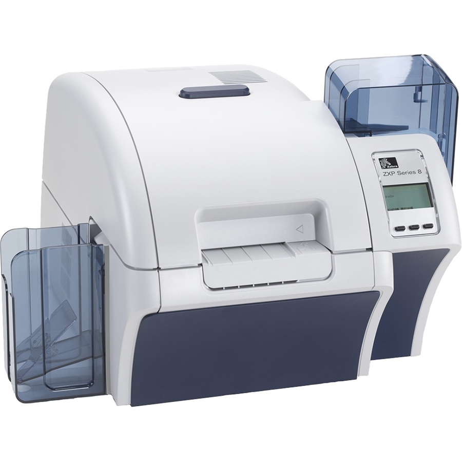Zebra ZXP Series 8 USB/Ethernet Dual-Sided Retransfert Card Printer ...