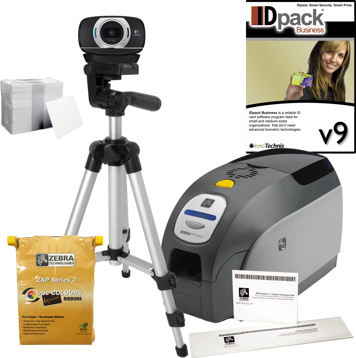 KIT 2 - Zebra ZXP-3 Single-Sided (ZBR2-ZXP3S) - Aptika Canada