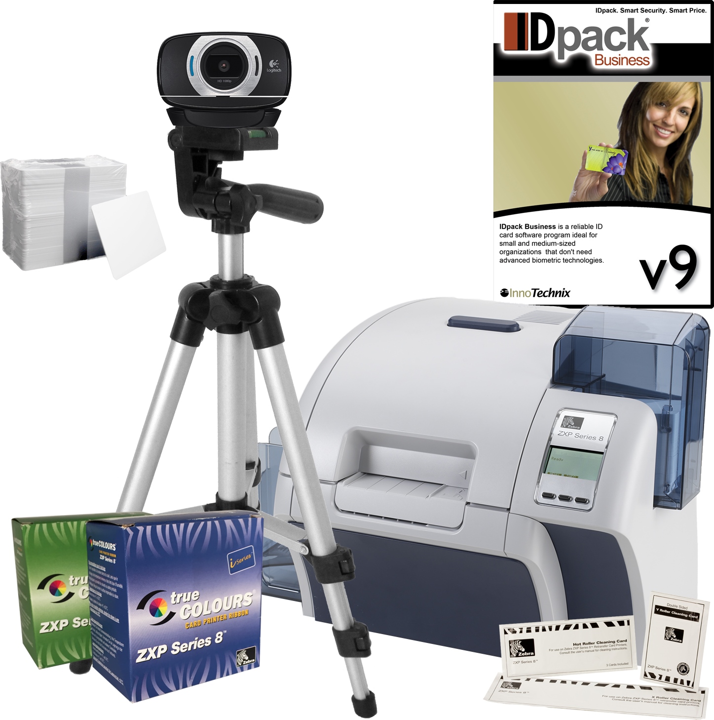 KIT 6 - Zebra ZXP-8 Dual-Sided (ZBR6-ZXP8D) - Aptika Canada