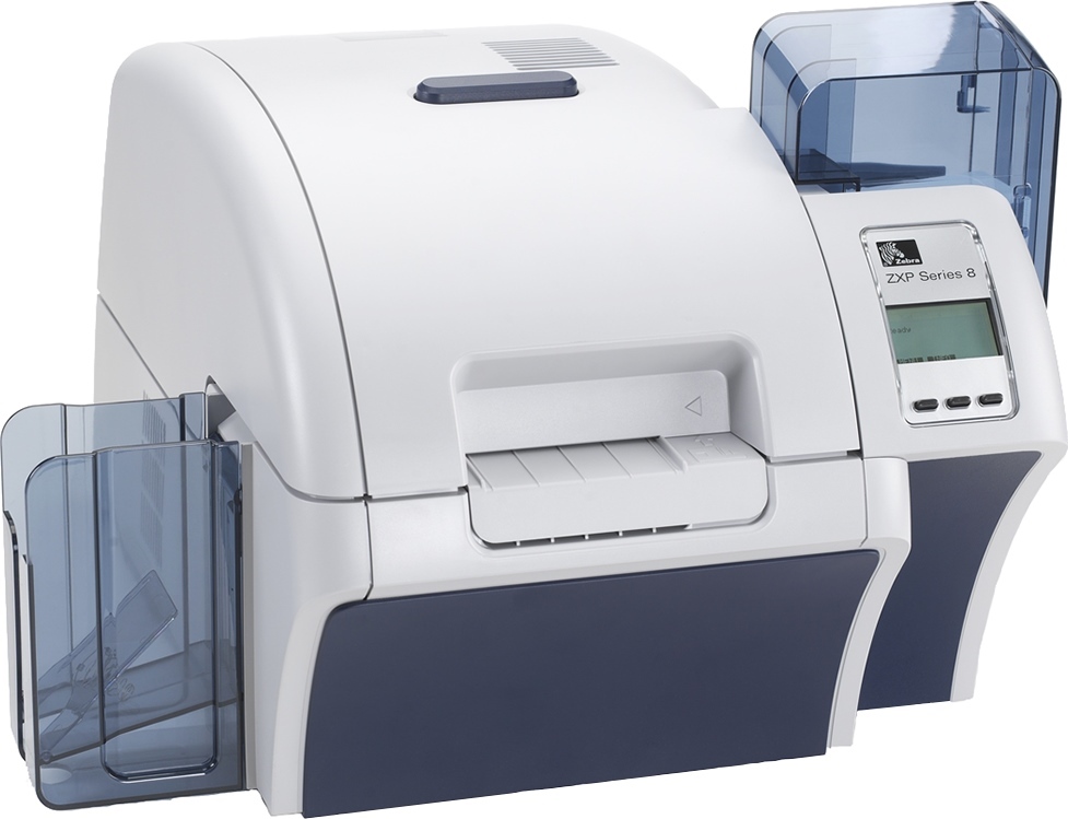 Zebra ZXP Series 8 USB/Ethernet Dual-Sided Retransfert Card Printer ...