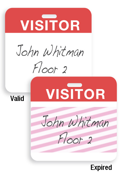 TEMPbadge ID \ ONEstep TIMEbadge Expiring Badges \ 3 X 2 5/8" Manual ...