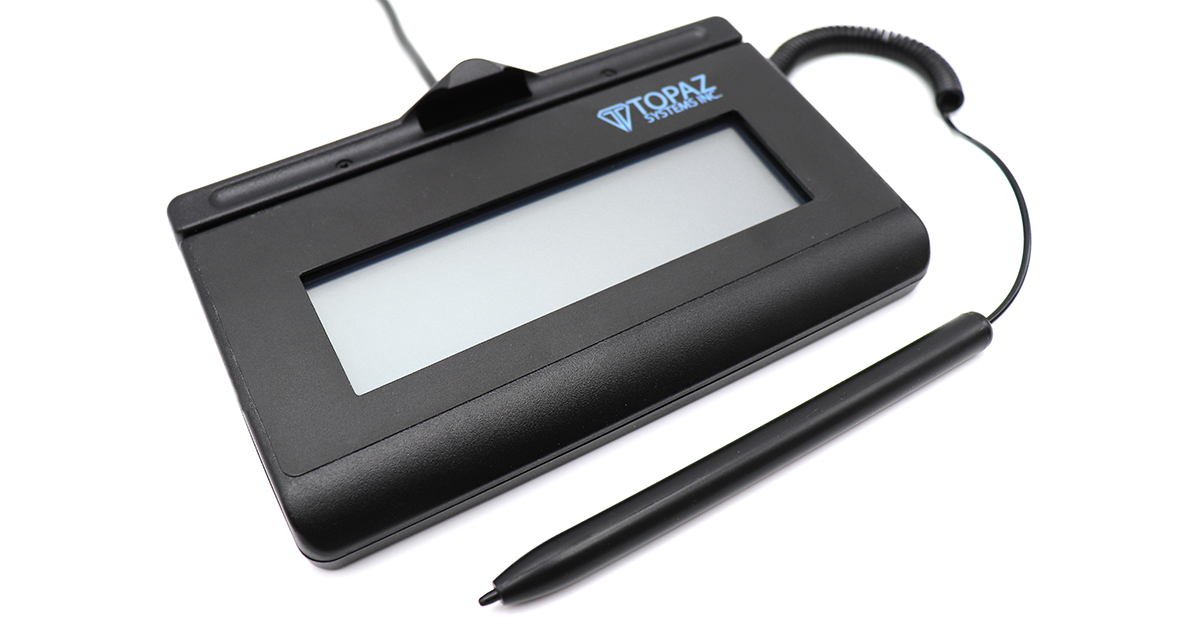 Topaz SigLite LCD 1x5 - USB (T-L460-HSB-R) - Aptika Canada